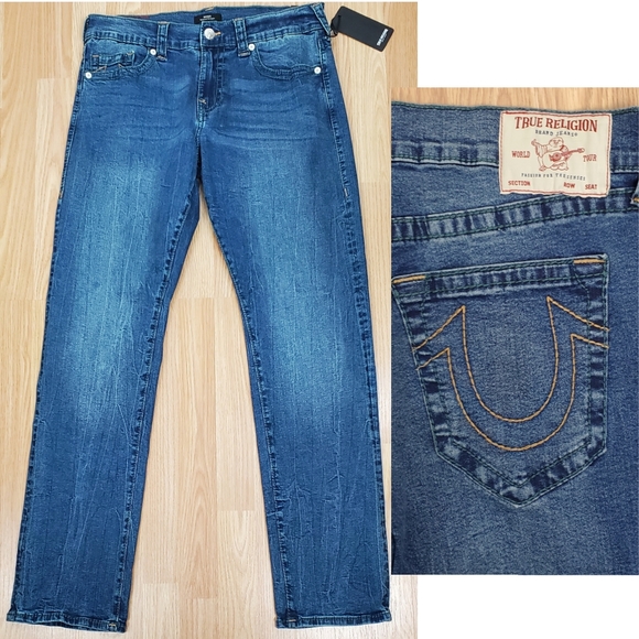 True Religion | Jeans | Nwt True Religion Mens 34 Ricky Big T Relaxed ...